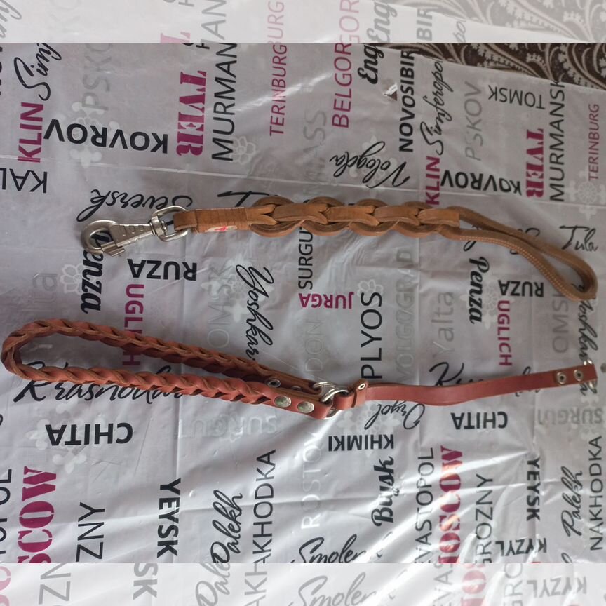 Поводок, ошейник