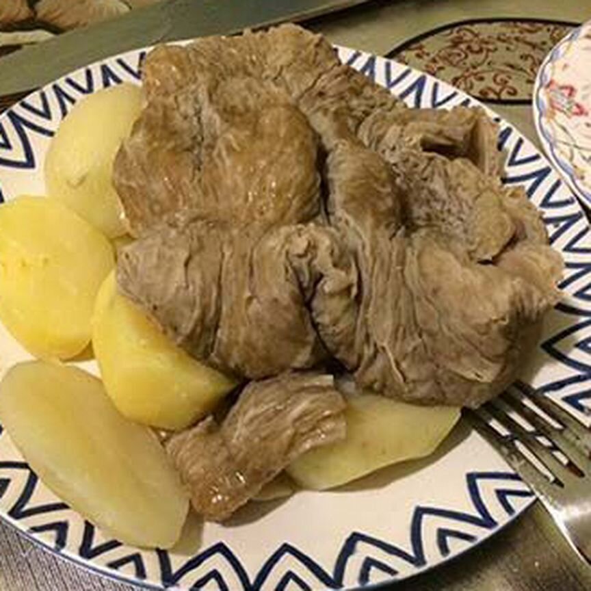 Требуха конины для собак, карын, карта