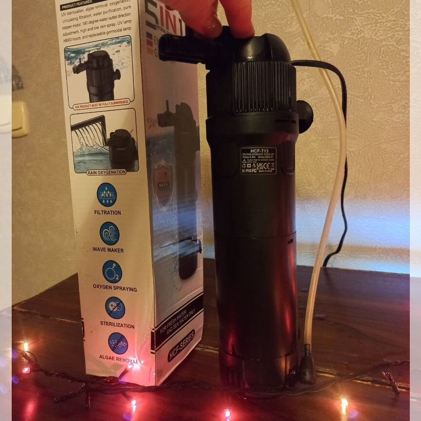 Фильтр для аквариума с аэрацией