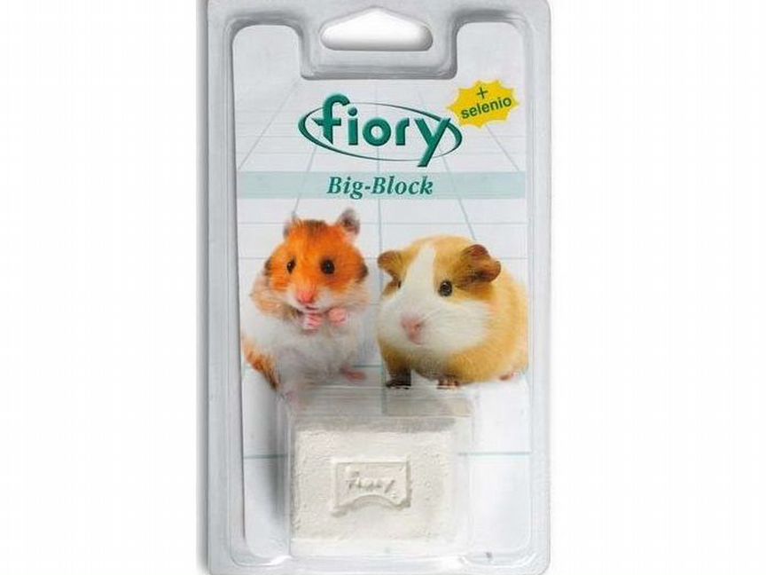 Камень для грызунов Fiory Big-Block Минер. + Селен