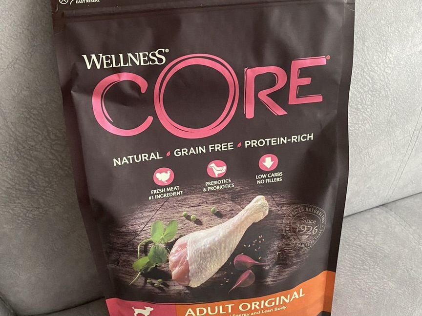 Сухой корм для собак wellness core