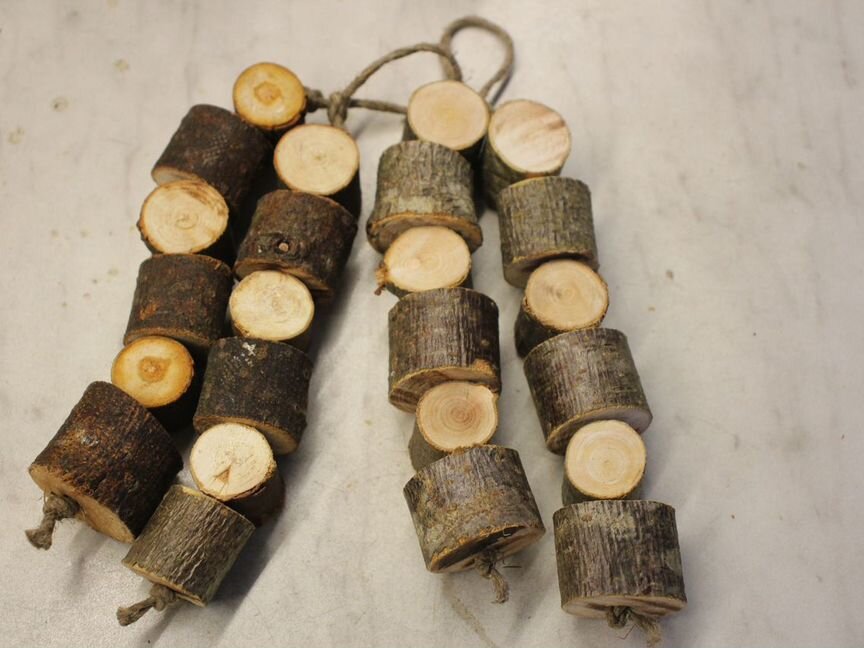 Игрушки из дерева для всех попугаев