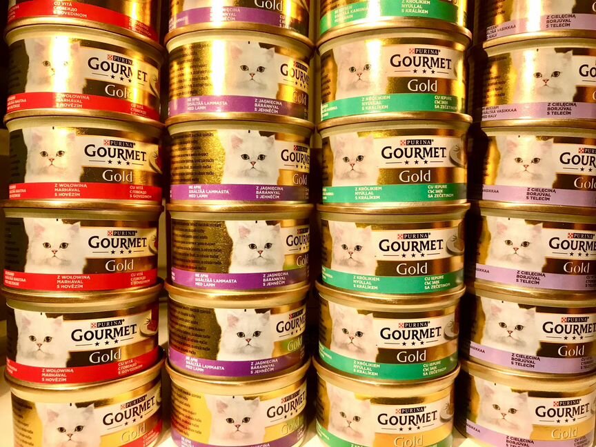 Корм для кошек паштет гурмэ Purina Gourmet Gold.EU