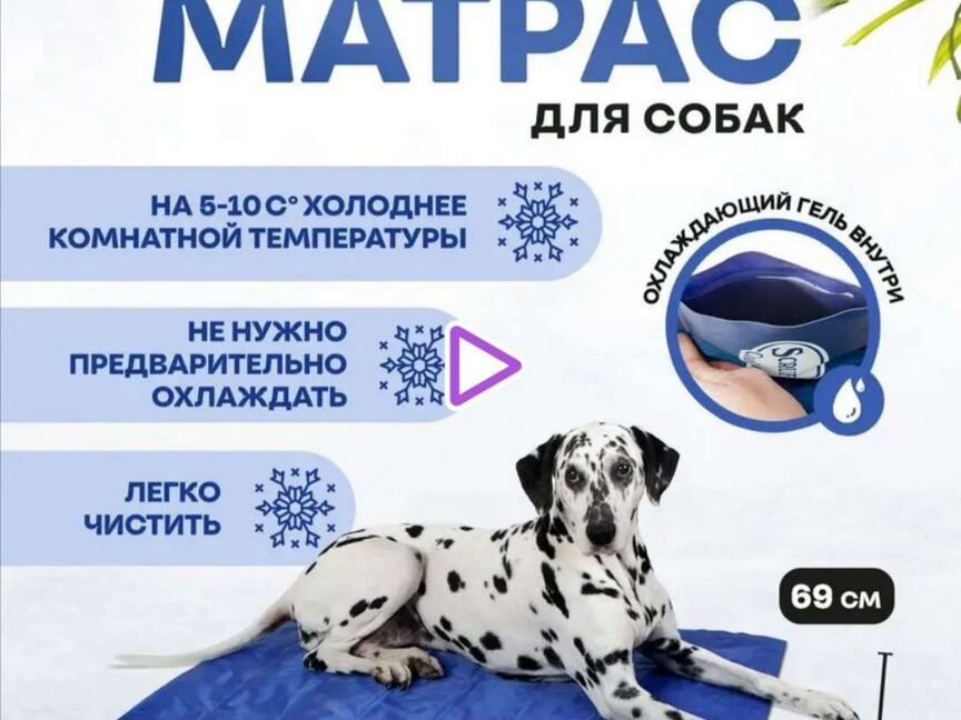 Охлаждающий коврик для собак