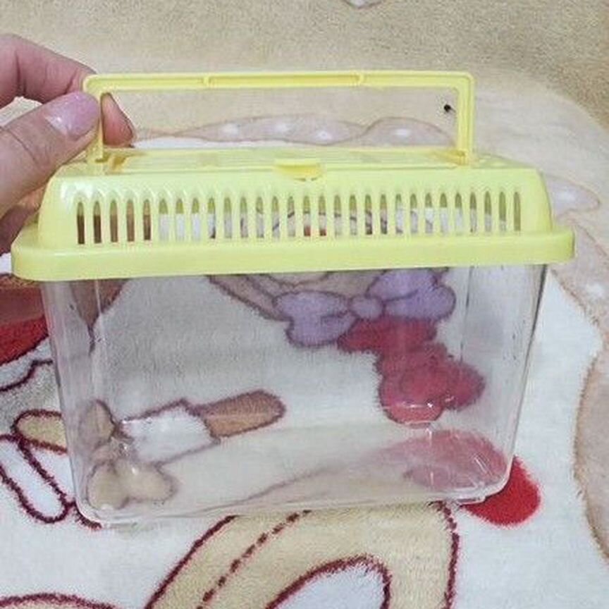 Аквариум для перевозки черепах и рыбок