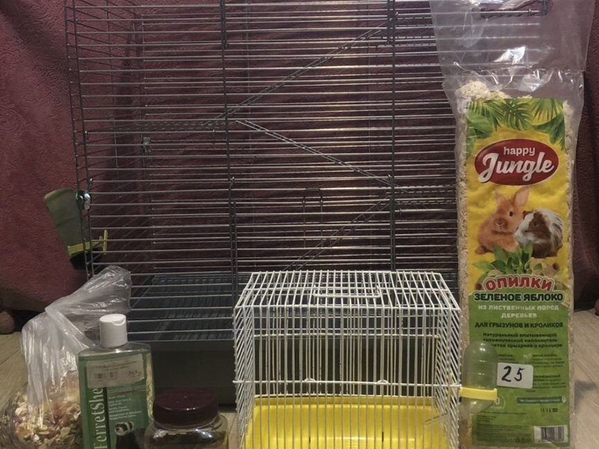 Клетка для грызунов большая, маленькая