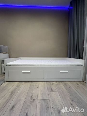 Кровать с матрасом IKEA бримнэс купить в Перми | Личные вещи | Авито