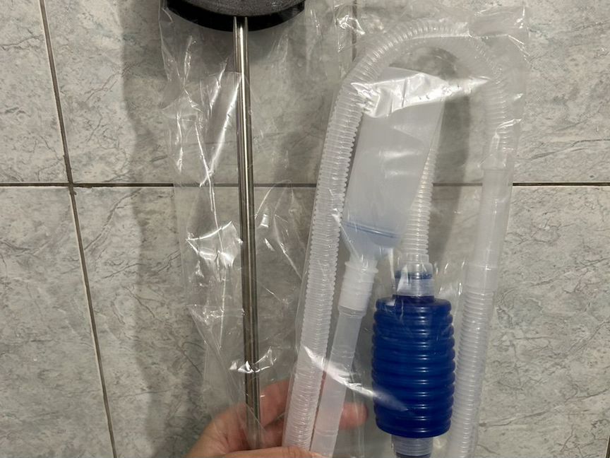 Сифон и скребок для аквариума