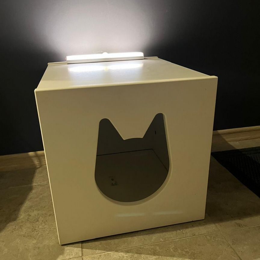 Кошачий домик IKEA с подсветкой