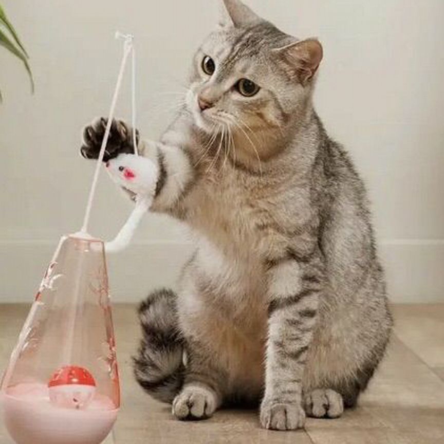 Игрушка неваляшка для кошек