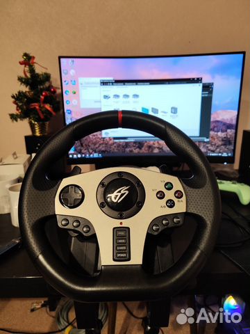 Игровой руль dexp Wheelman Pro купить в Москве | Электроника | Авито