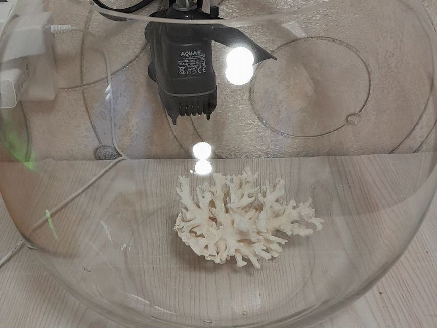 Аквариум круглый 10л с фильтром