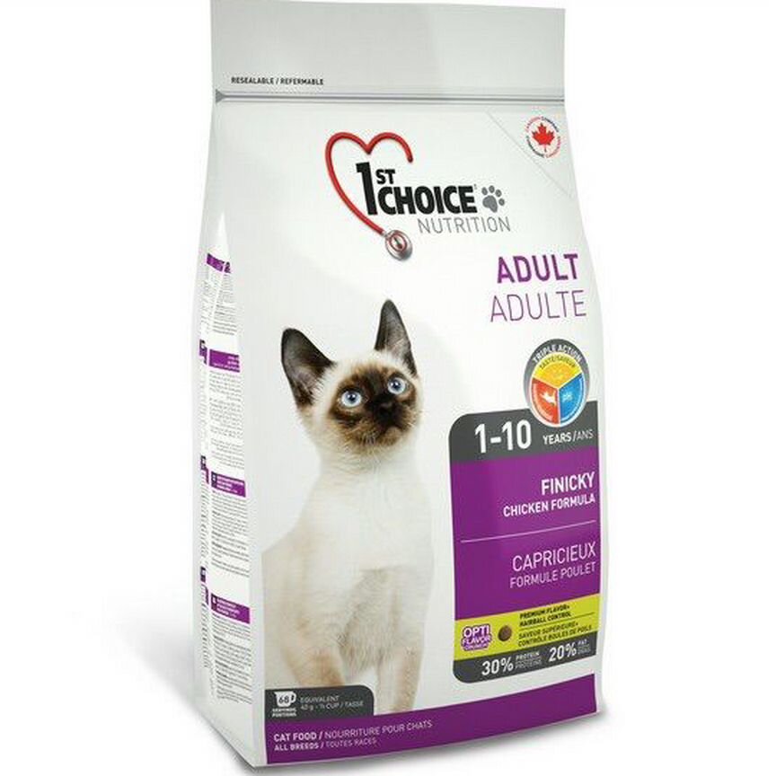 Корм для кошек 1ST choice finicky