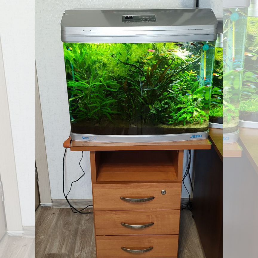 Аквариум Jebo R362 (95 литров) с тумбой