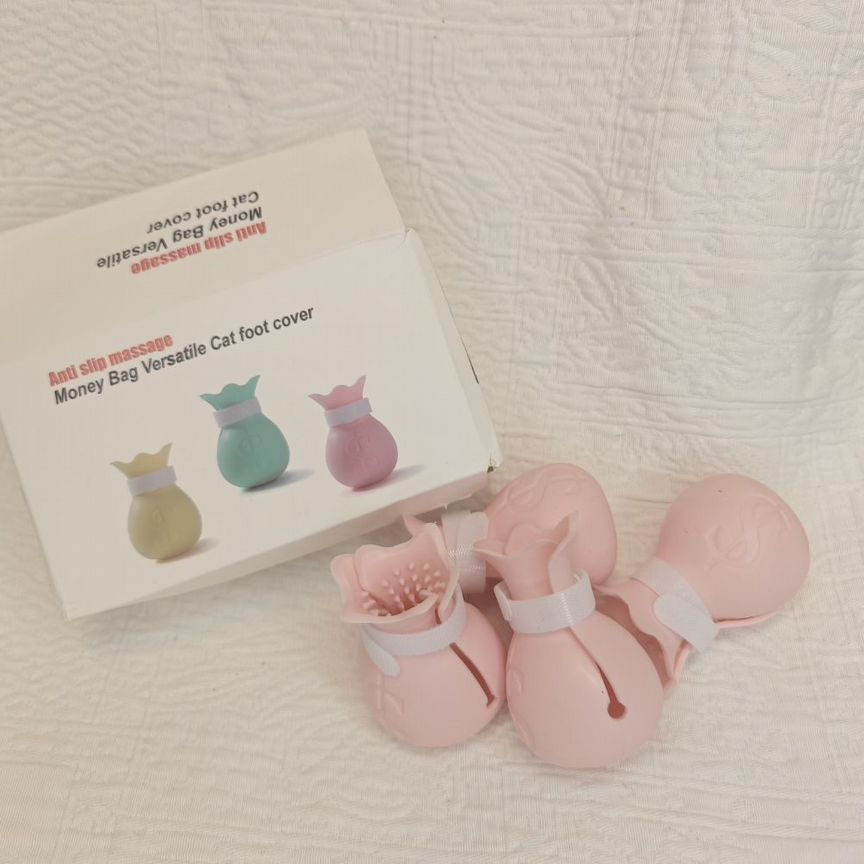 Антицарапки на лапы кошек. Силиконовые чехлы