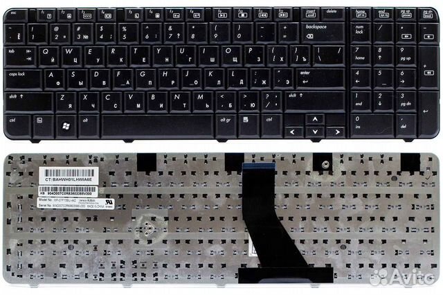 Новая клавиатура HP Compaq CQ70 черная KHP74 купить в Москве ...