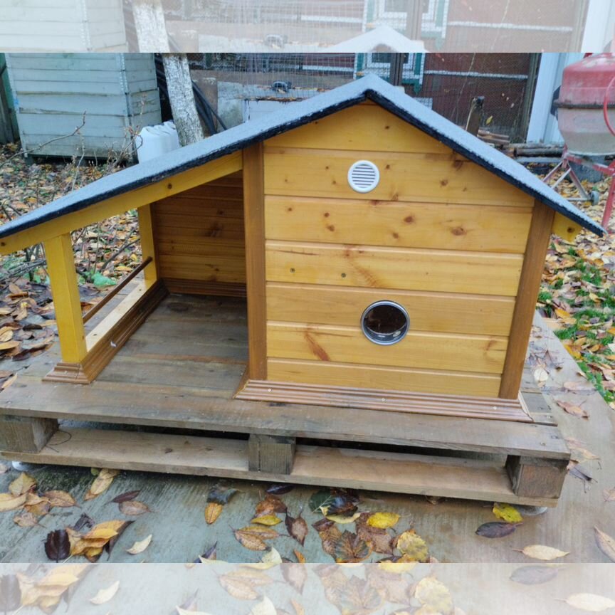 Будка для кошки утепленная