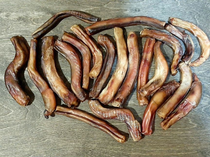 Бычий корень сушёный лакомства для собак