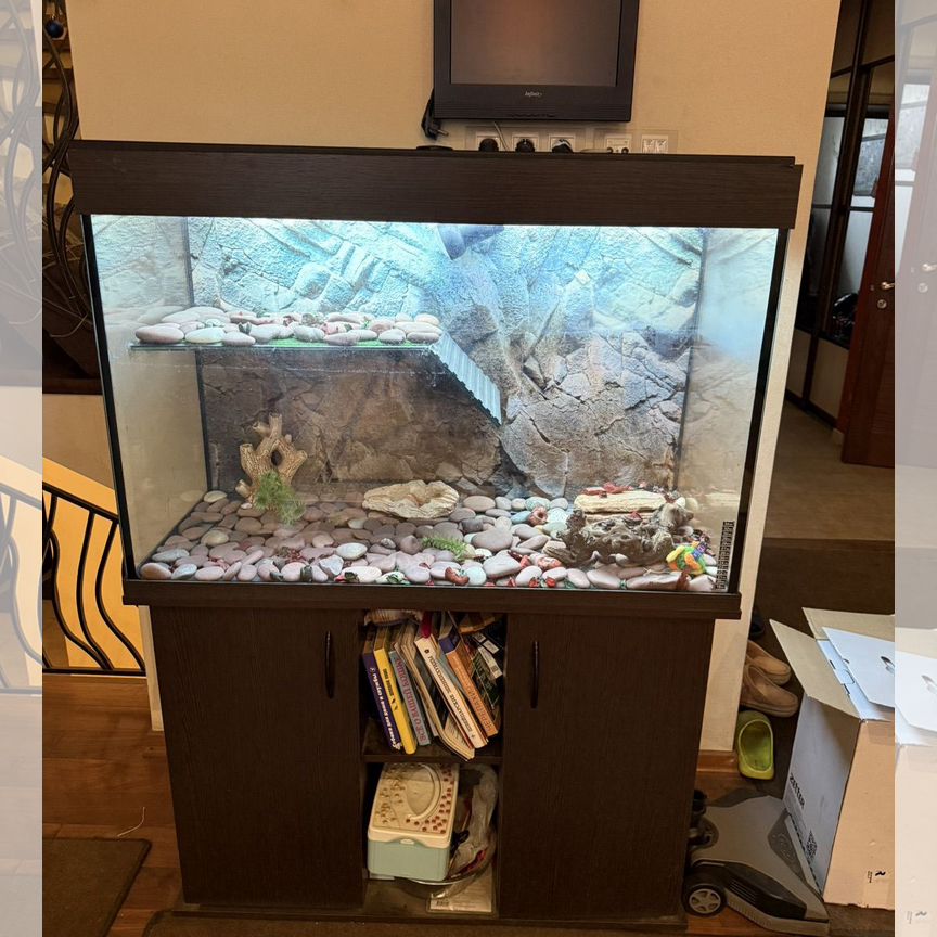 Аквариум 240 л   тумба