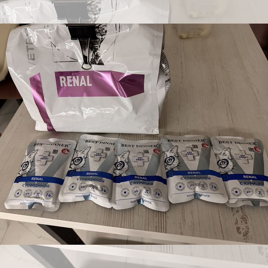 Корм для кошек royal canin ренал