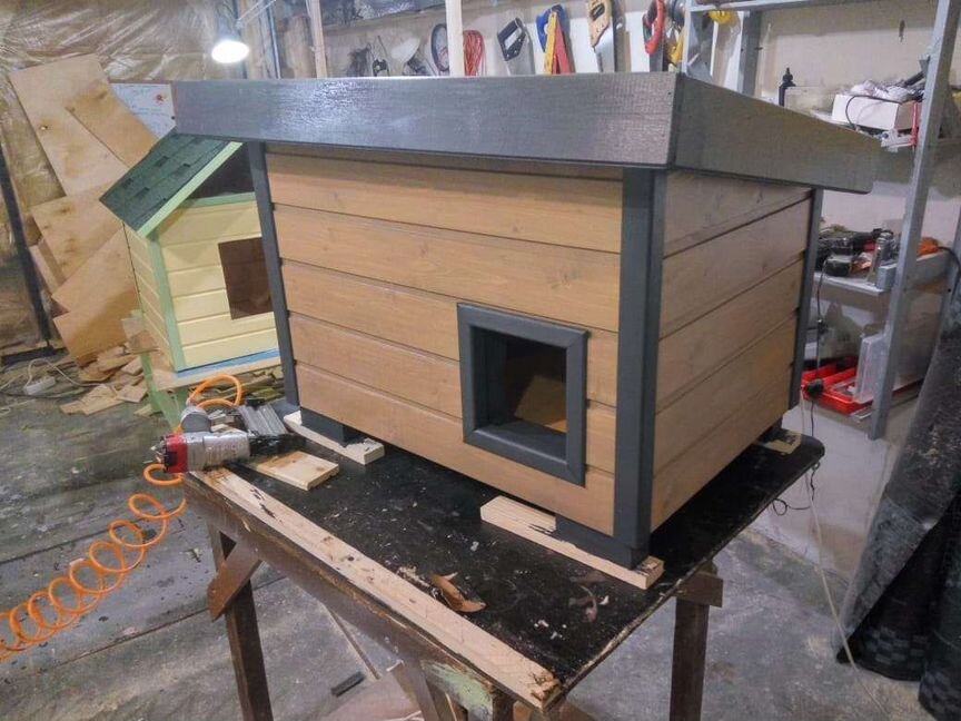 Уличный домик для кошки