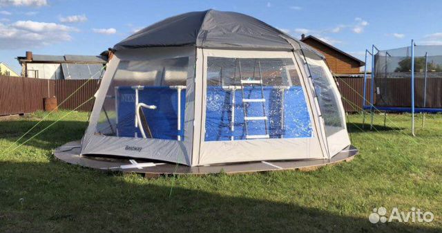 Круглый купол для бассейна BestWay 600x600x295 купить в Самаре | Хобби ...