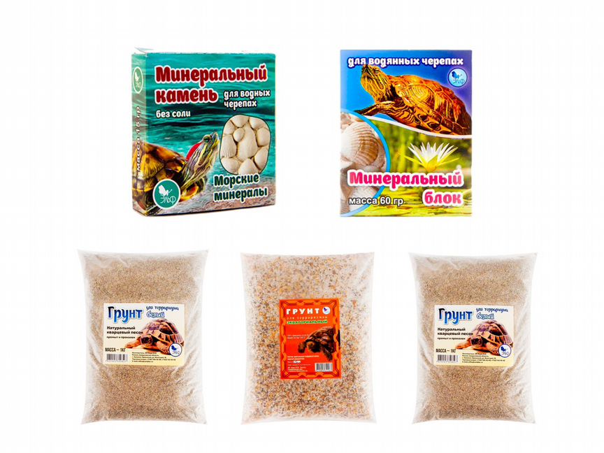Грунты и минеральная продукция для рептилий