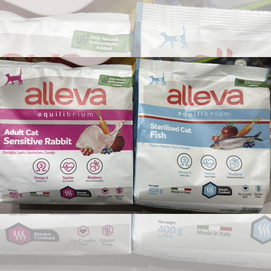 Корм для кошек Alleva Equilibrium 400гр