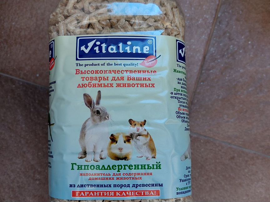 Наполнитель Vitaline из лиственных пород 3 шт