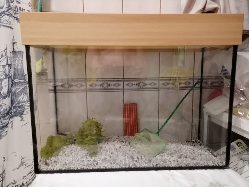 Аквариум с подсветкой на 58 литров