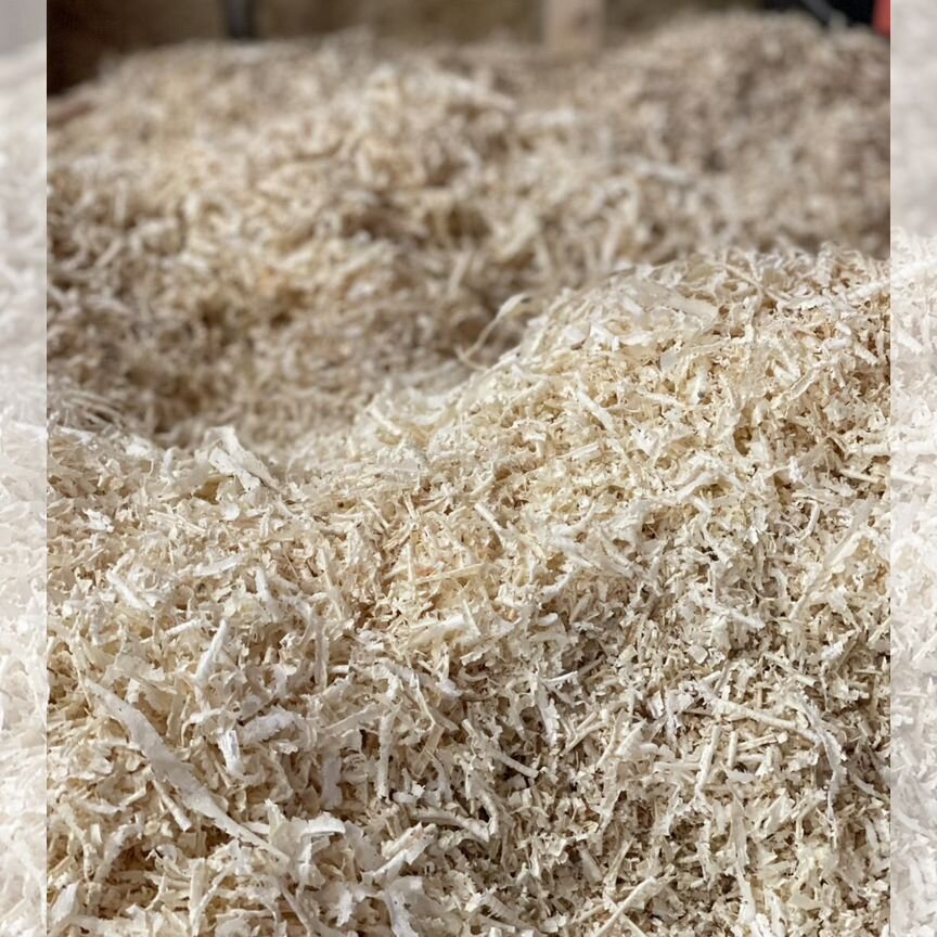 Опилки стружка в мешках