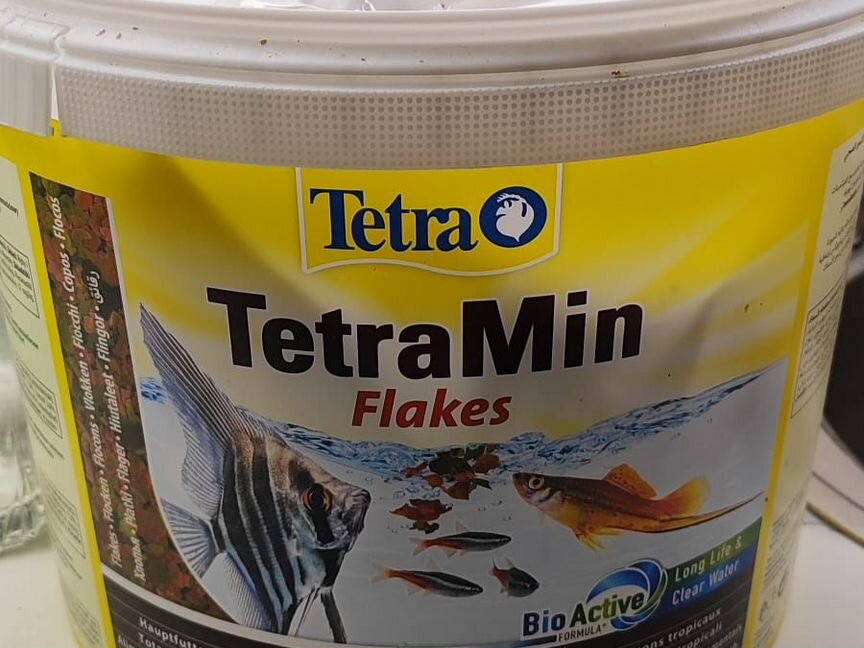 Tetramin flakes корм хлопья для всех видов рыб
