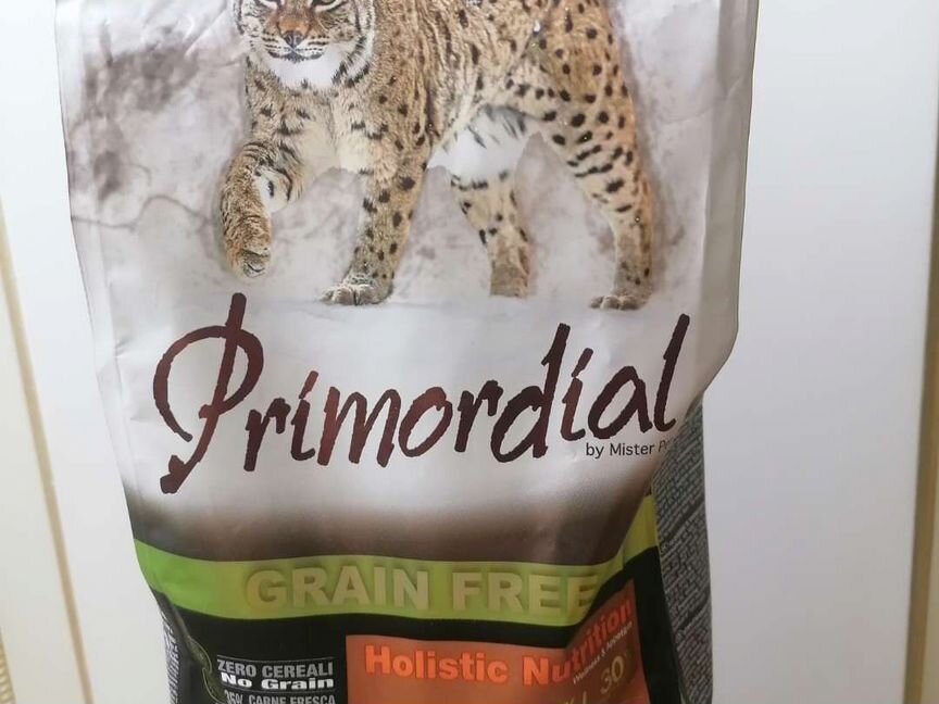 Корм для кошек холистик Primordial беззерновой