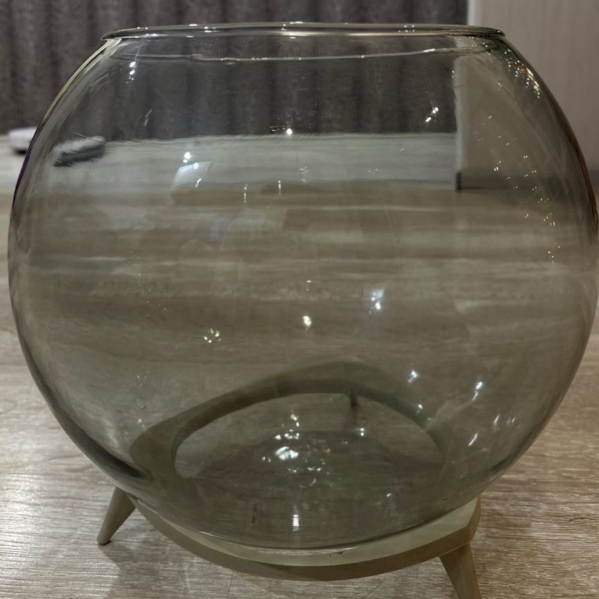 Аквариум круглый с подставкой