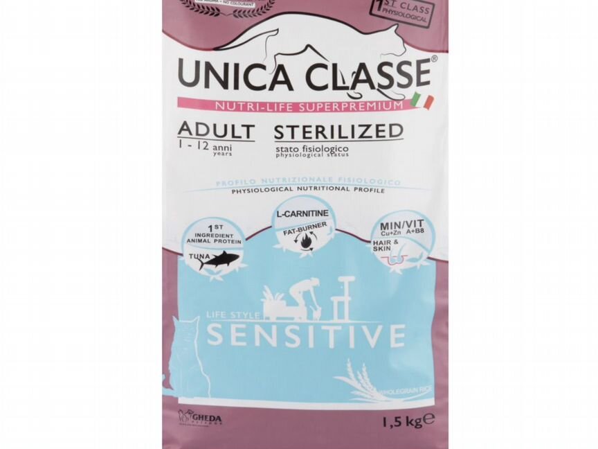 Сухой корм для стерилизованных кошек unica classe
