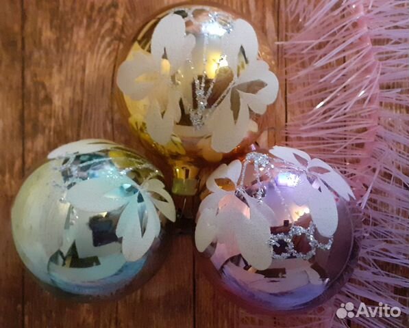 Елочные игрушки СССР шары купить в Москве | Хобби и отдых | Авито
