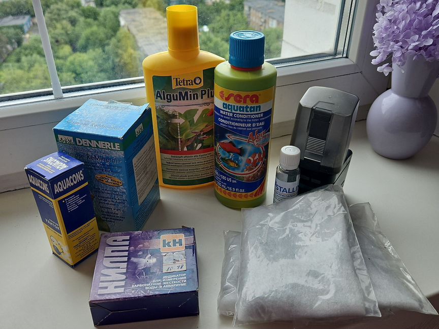 Доя аквариума химия