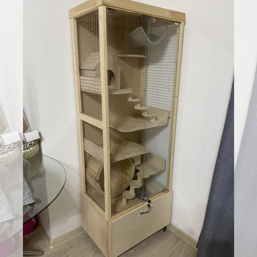 Витрина клетка для шиншилл