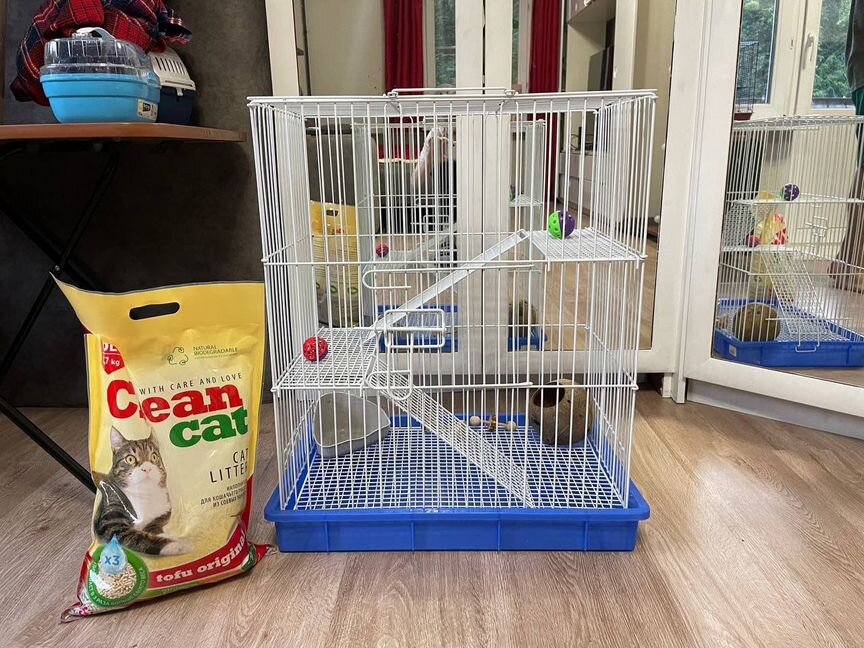 Клетка для грызунов большая комплект