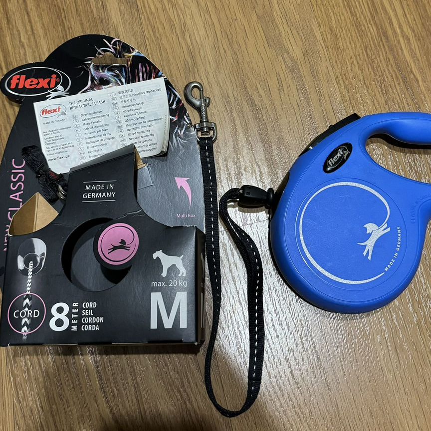 Рулетка flexi New Classic M cord 8 m