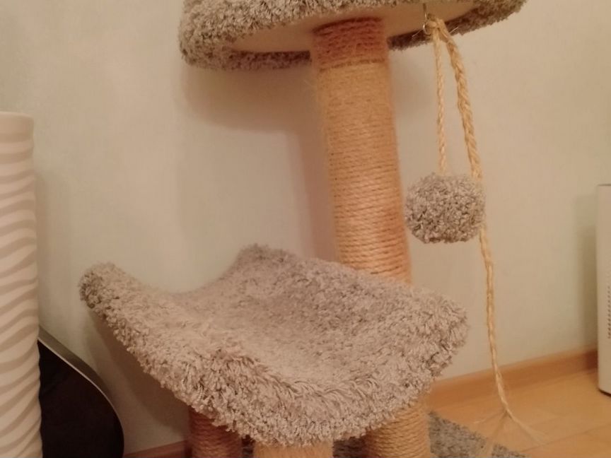 Лежанка когтеточка для кошек
