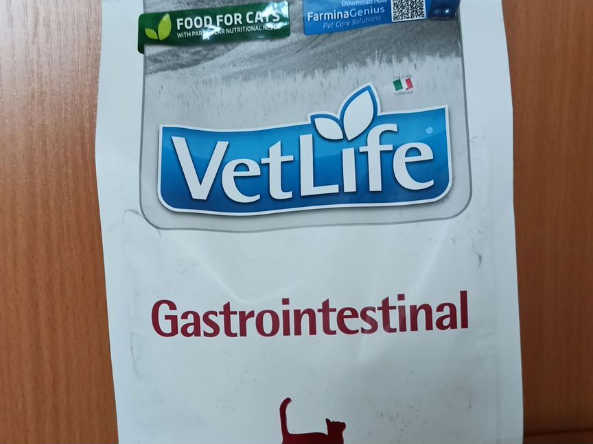 Сухой корм для кошек VetLife gastrointestinal