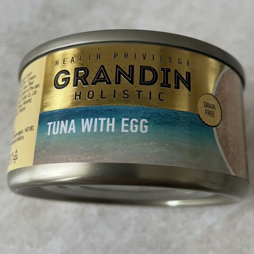 Корм для котят grandin филе тунца с яйцом