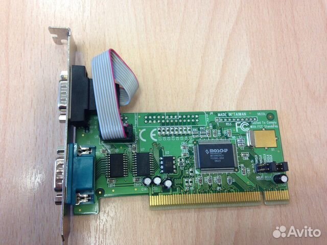 Контроллер PCI 2xCOM MosChip MCS9835CV купить в Санкт-Петербурге | Электроника | Авито