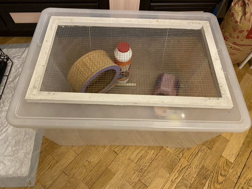 Самла 130 литров,жильё для хомяка