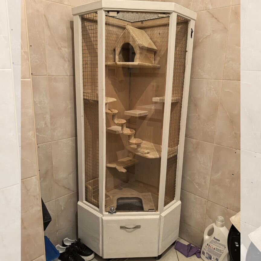 Витрина для шиншилл бу