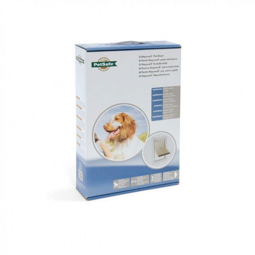 Дверь Staywell алюминиевая для кошек и собак - XL