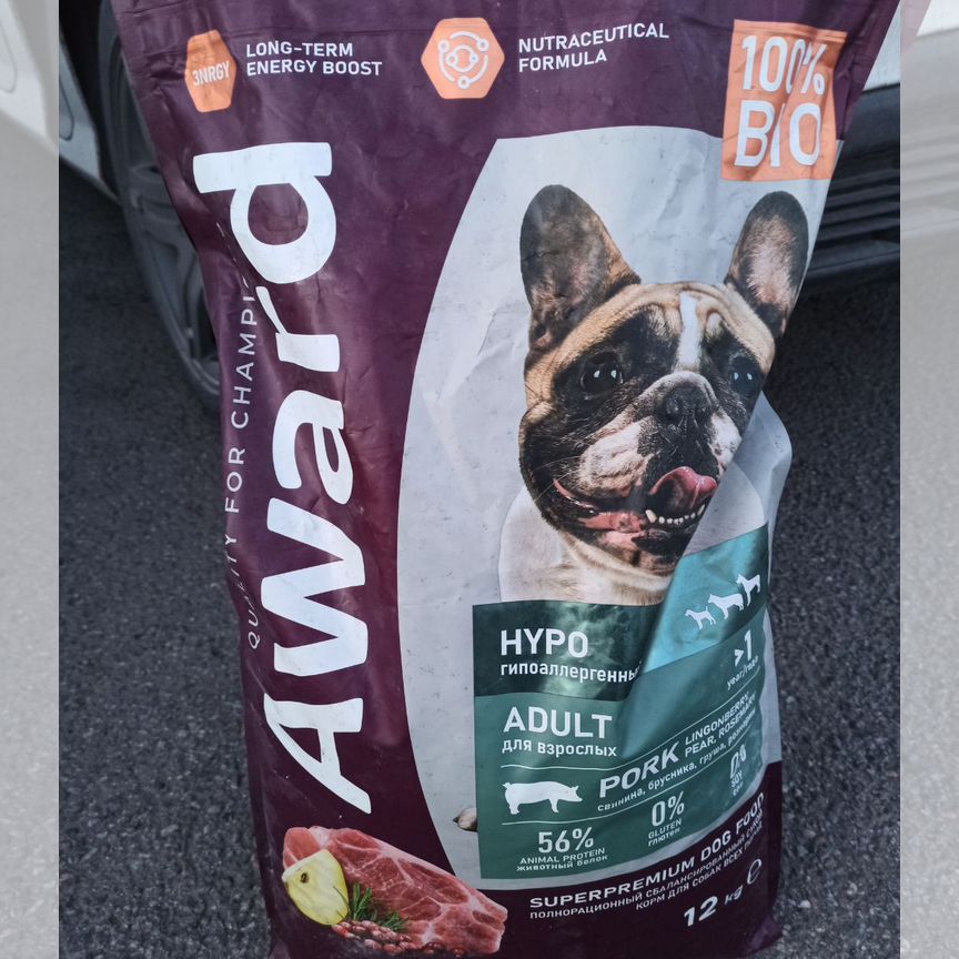 Сухой корм для собак award 12 кг