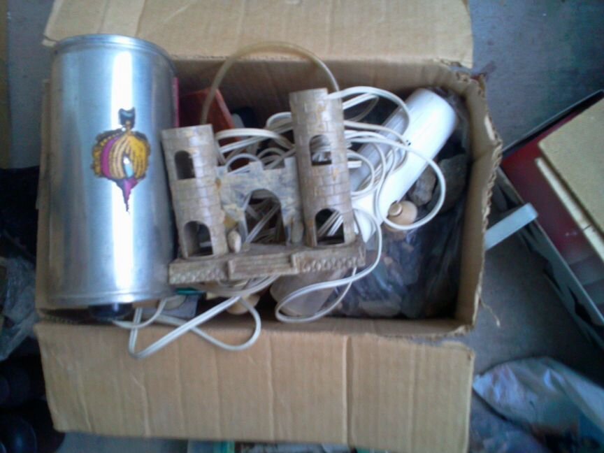 Аксессуары для аквариума б/у 9 кг