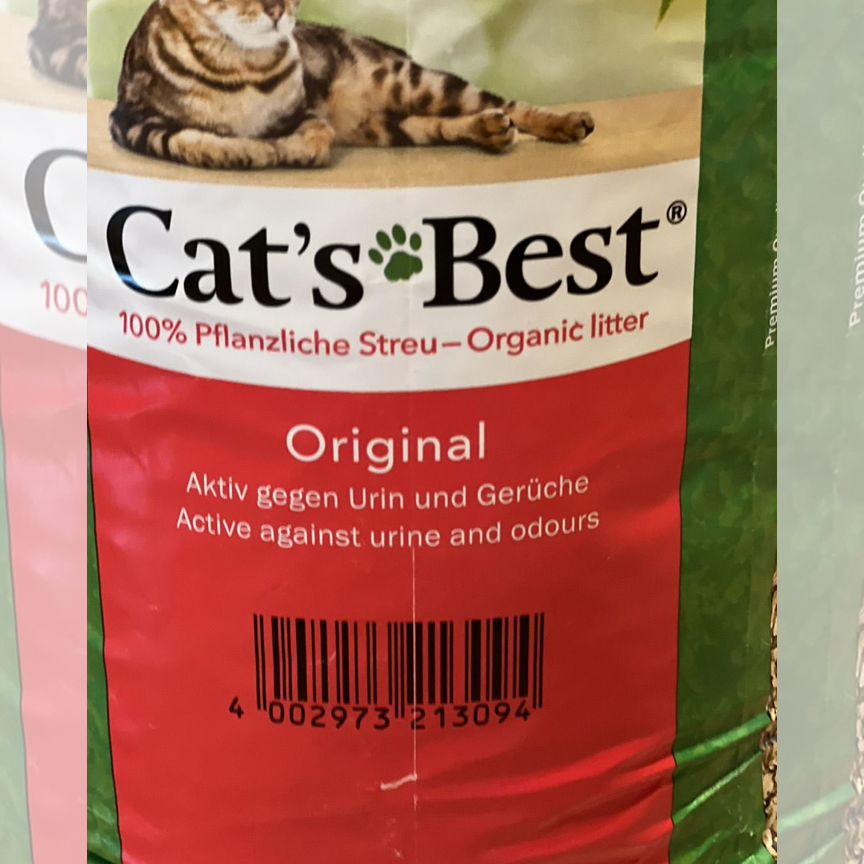 Наполнитель древесный Cat's Best 30 кг